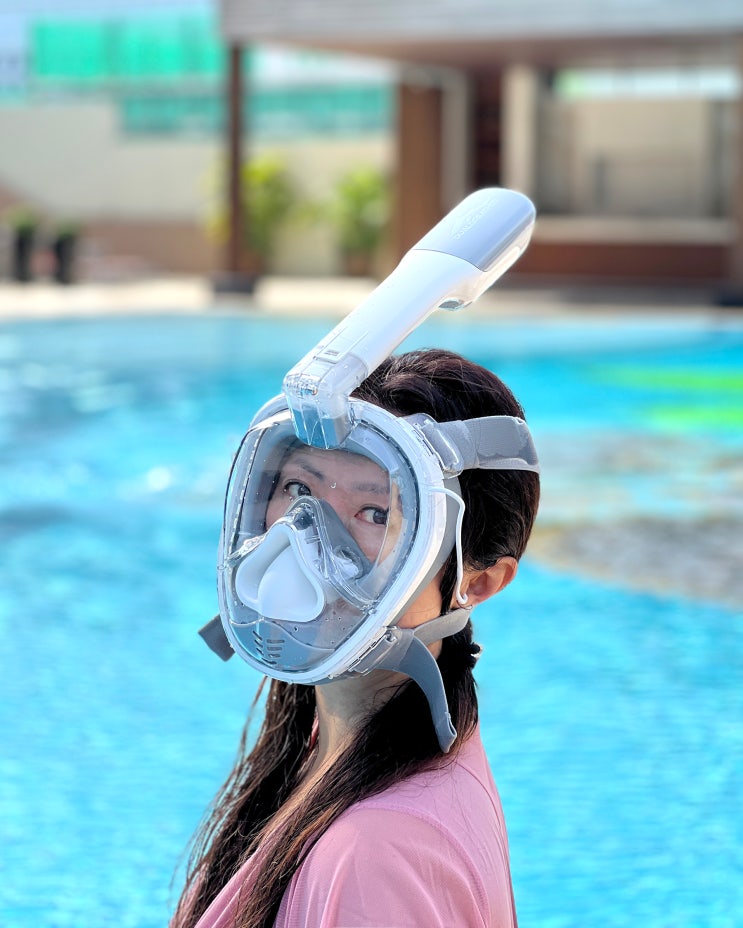 듀얼브레서 3세대 스노쿨링 마스크 물속 호흡 편안하게! : 네이버 블로그