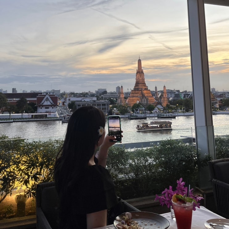 방콕 어보브리바 Above Riva | 왓아룬뷰 루프탑 맛집 (예약방법, 예약금, 가격) : 네이버 블로그