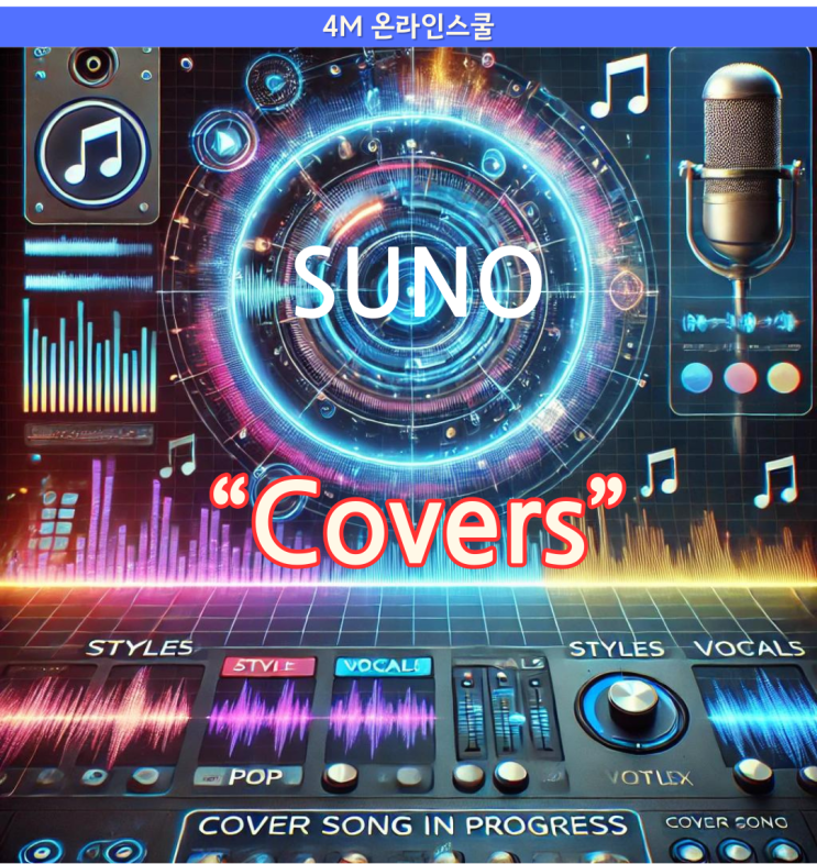 내 목소리로 만드는 AI 음악 Suno의 Covers 기능 소개 및 무료 체험 기회 : 네이버 블로그