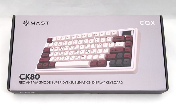 COX MAST REDANT CK80 VIA 3 Mode Super 염료승화 디스플레이 키보드 : 네이버 블로그