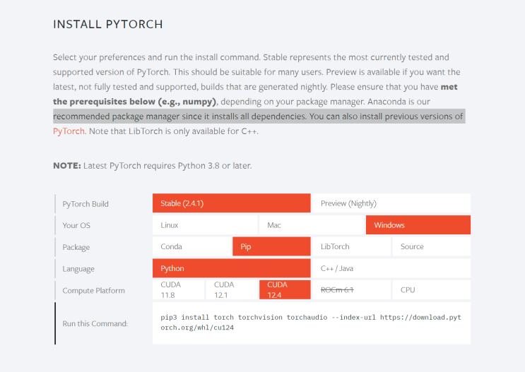 [ Pytorch + GPU 설치 ] : 네이버 블로그