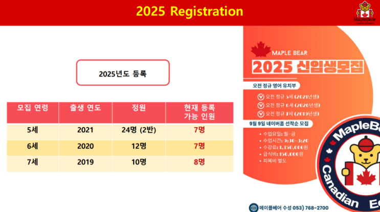 수성구 영어 유치원 메이플베어 대구수성점 설명회 성황리 개최 네이버 블로그