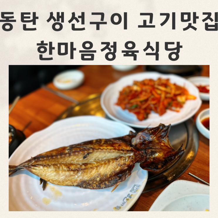 동탄 생선구이 대형놀이방 갖춘 고기집 한마음정육식당 네이버 블로그