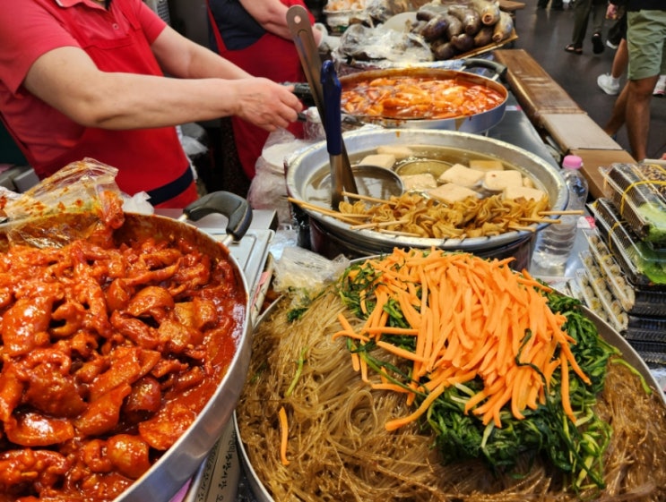 서울 광장시장 먹거리 먹자골목 김밥 떡볶이 주차장 네이버 블로그