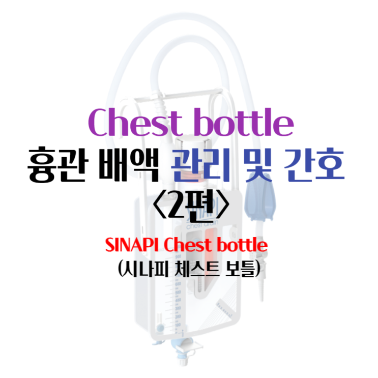 Chest bottle, 흉관 배액 관리 및 간호 - SINAPI Chest bottle (시나피 체스트 보틀) : 네이버 블로그