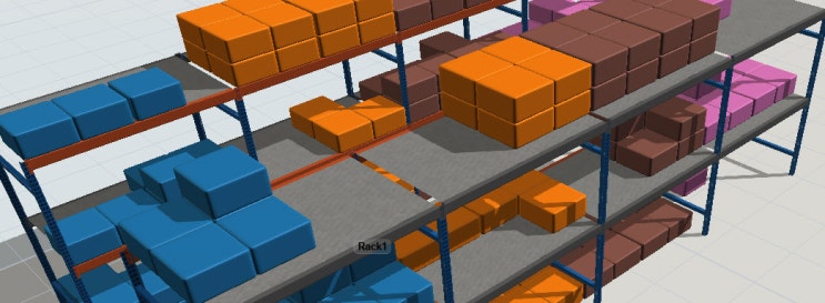 [FlexSim] Warehousing 01편: Rack에 초기 재고 세팅하는 방법 : 네이버 블로그
