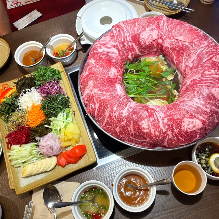 경기일산맛집 다양한 야채와 고기를 함께 즐길 수 있는 월남쌈 샤브샤브맛집 ‘메밀당 일산풍동직영점 방문후기 네이버 블로그