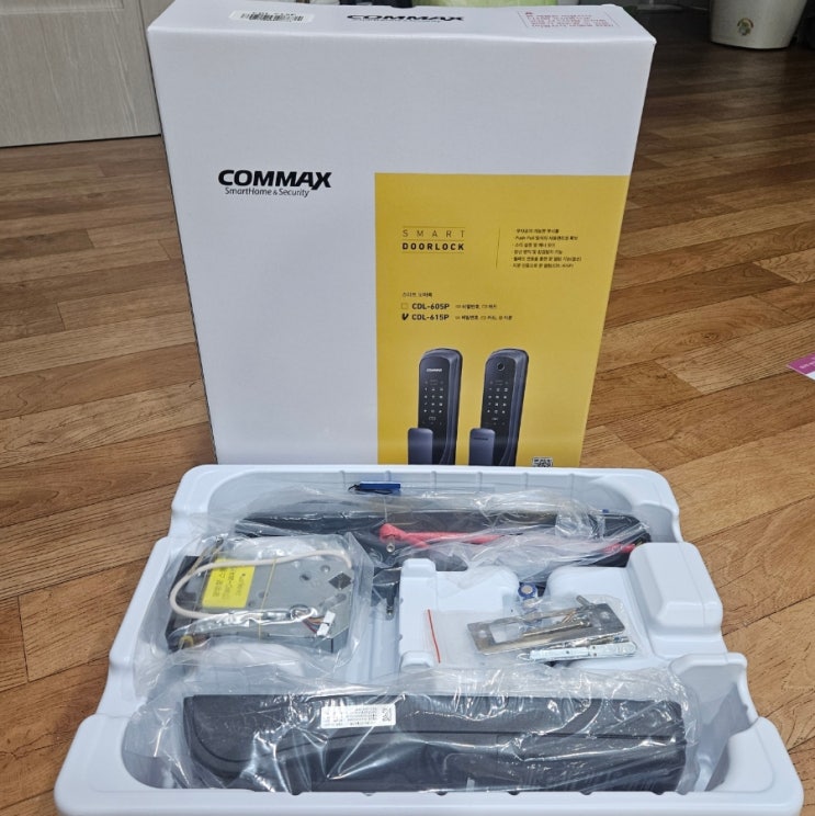 코멕스 CDL-615P 도어락 무타공 셀프설치 후기 : 네이버 블로그