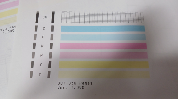 캐논 복합기 프린터 Mg3095w Mg3000계열 컴퓨터 없이 인쇄불량 헤드 노즐 청소 방법은 네이버 블로그