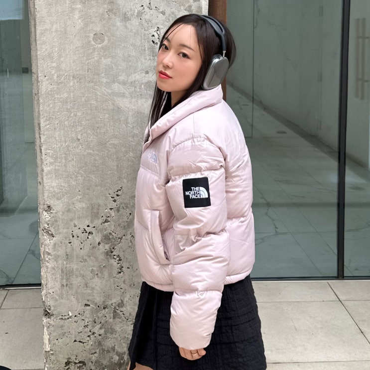노스페이스 화이트라벨 숏눕시 여자 숏패딩 미리 겨울 준비하기 네이버 블로그
