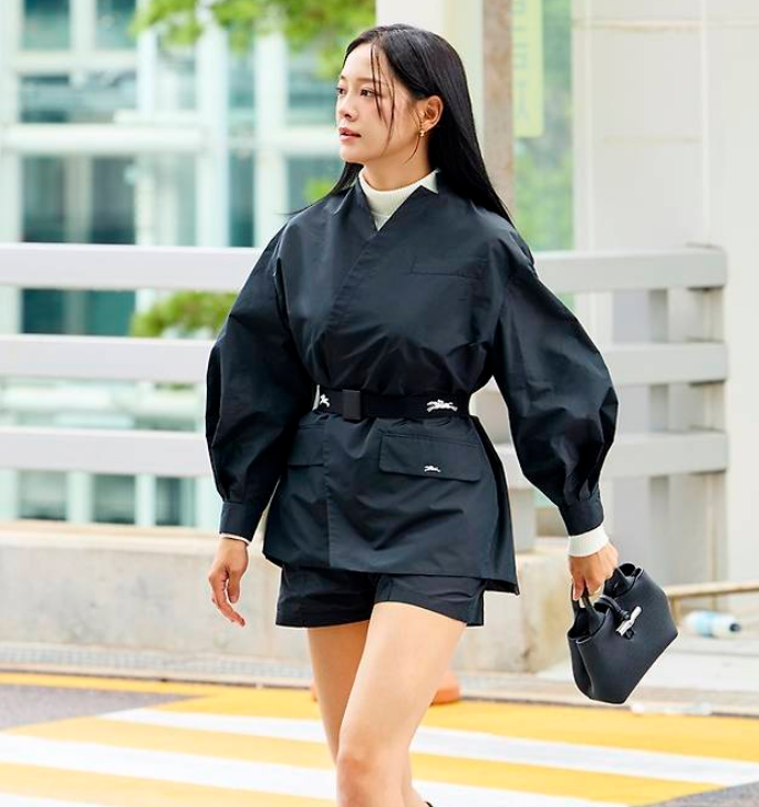 롱샴 미니백 추천 김세정 공항패션 선보인 로조 Xs 탑 핸들백 가방 네이버 블로그
