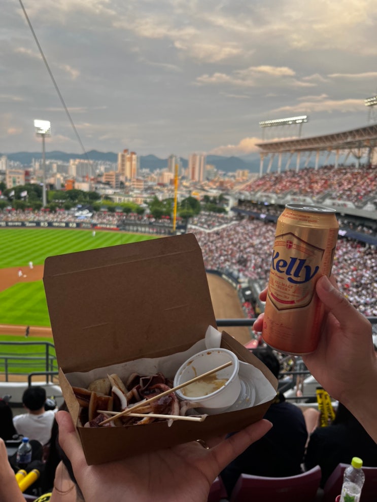 기아타이거즈 챔피언스필드 직관 후기(K3 522블록 시야, 챔필 네컷사진, 야구공빵) : 네이버 블로그