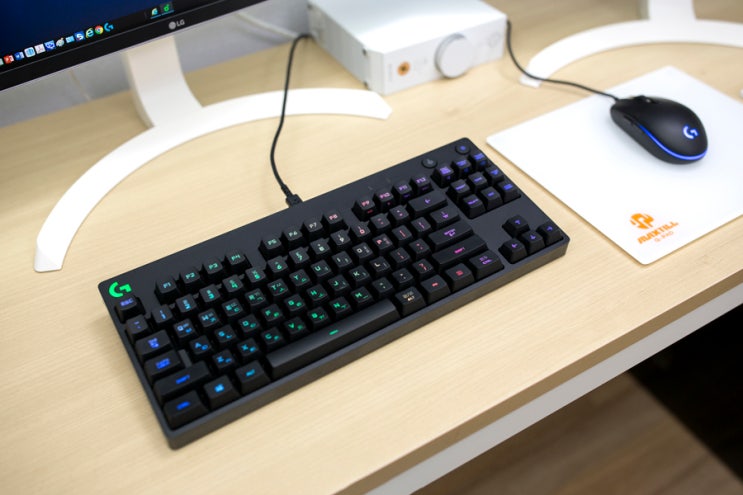 로지텍 GPRO 기계식 게이밍 텐키리스 키보드 사용 후기 : 네이버 블로그