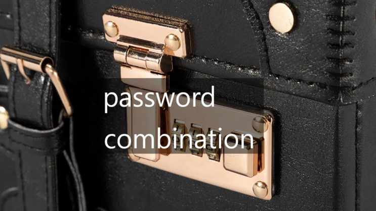 비밀번호 영어로 password? combination? : 네이버 블로그