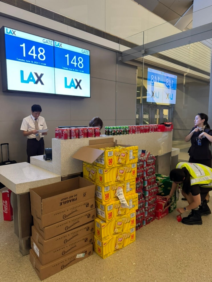 [항공편] OZ203/LA직항/아시아나/미주행/듀오좌석 : 네이버 블로그