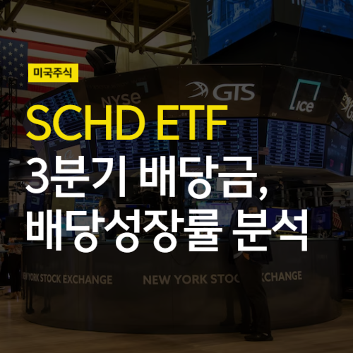 SCHD ETF 주가 배당금 - 3분기 주식 배당수익률 회복(feat. 해외주식 분기배당주) : 네이버 블로그