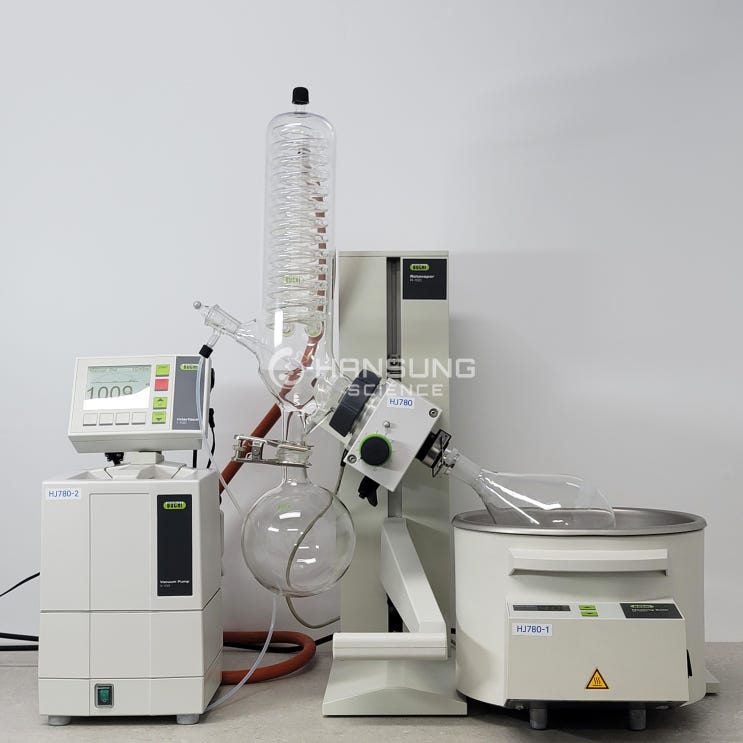 Buchi R-100 Rotary Evaporator, B-100 HeatingBath, V-100 VaccumPump, I ...