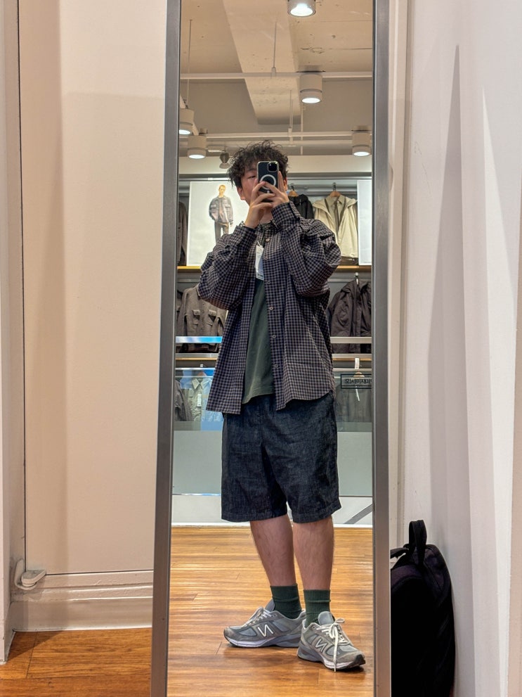 유니클로U 24FW 신상 램스울니트재킷 트윌오버사이즈셔츠 볼륨파카 직접 입어봄 : 네이버 블로그