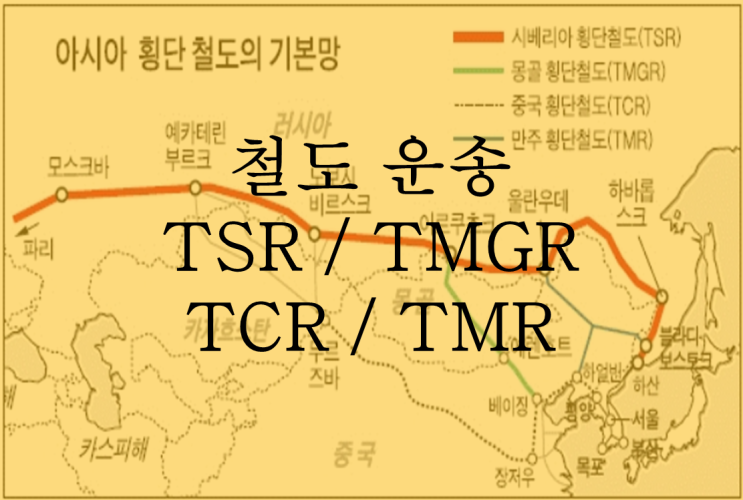 [무역 용어] 철도운송 알고 계시나요? TSR / TMGR TCR / TMR : 네이버 블로그