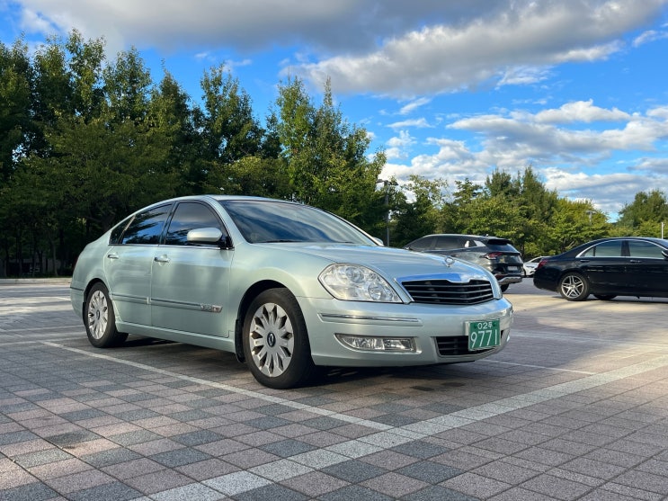 르노삼성 SM7 RE35 시승기 1편 l 디자인 실내공간 편의사양 : 네이버 블로그