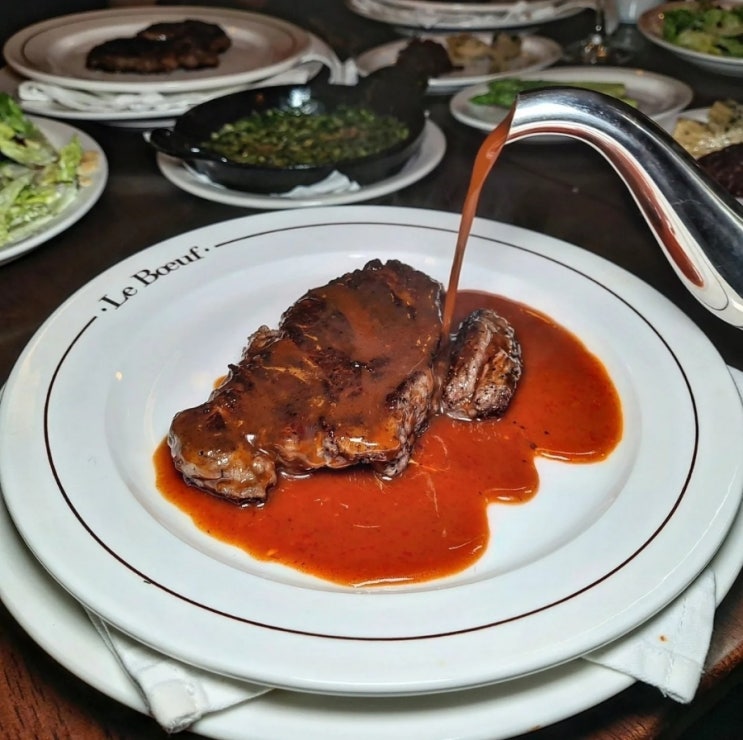 [여의도맛집] 디너코스 33,000원의 국내 최고 가성비 스테이크 하우스 "르뵈프" : 네이버 블로그