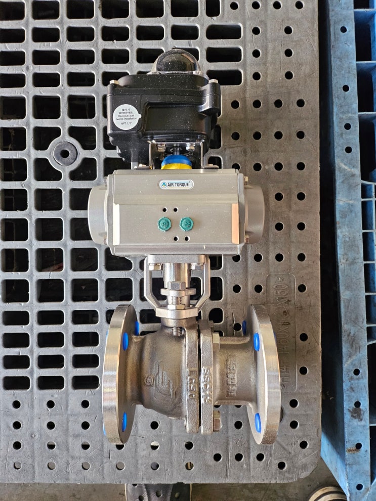 2-WAY 공압 볼밸브 BALL VALVE 50A 납품 : 네이버 블로그