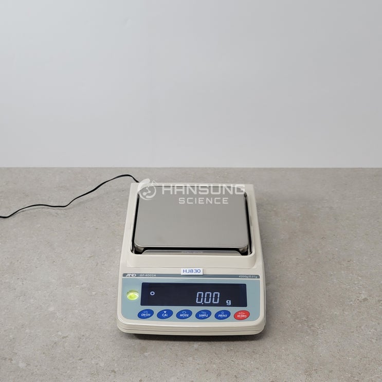 AND GF-4002A Precision Balance , Max 4200g, d=0.01g , 정밀저울 (HJ830 ...