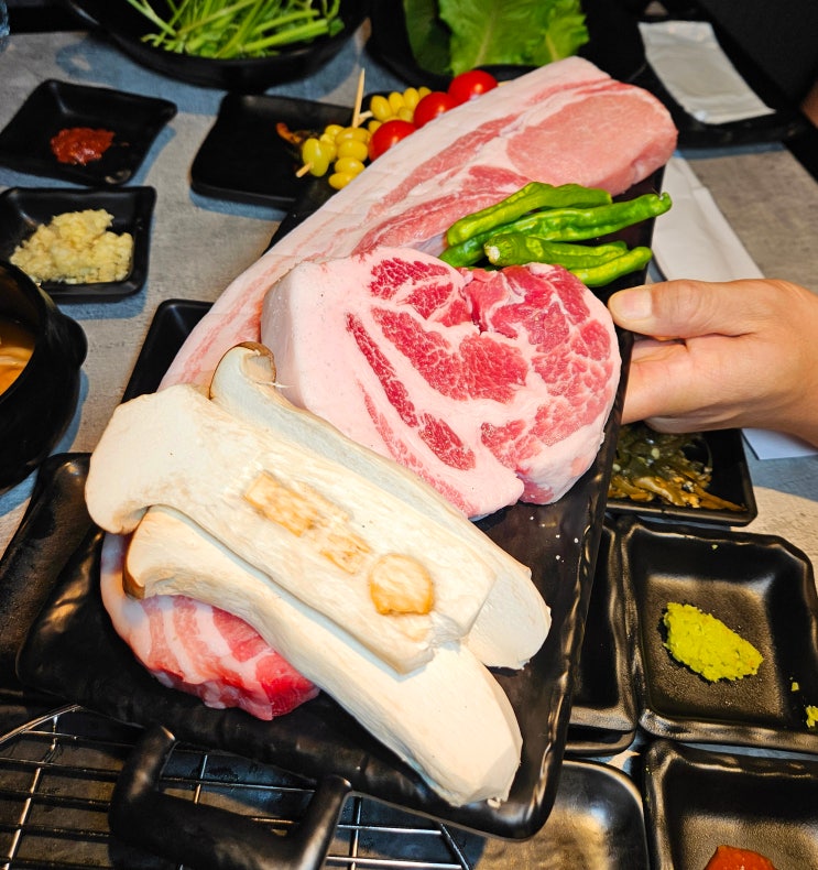 잠실새내역 고기집 도몽 구워주는 목살 삼겹살 맛집 찾았다 네이버 블로그