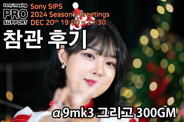 Sony SIPS 2024 Season's Greetings 참관 후기 : 네이버 블로그