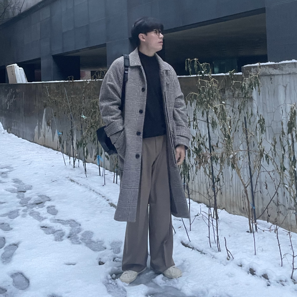 무신사스탠다드 슈퍼 와이드 밴딩 슬랙스 후기 및 남자 통큰 바지 코디 네이버 블로그