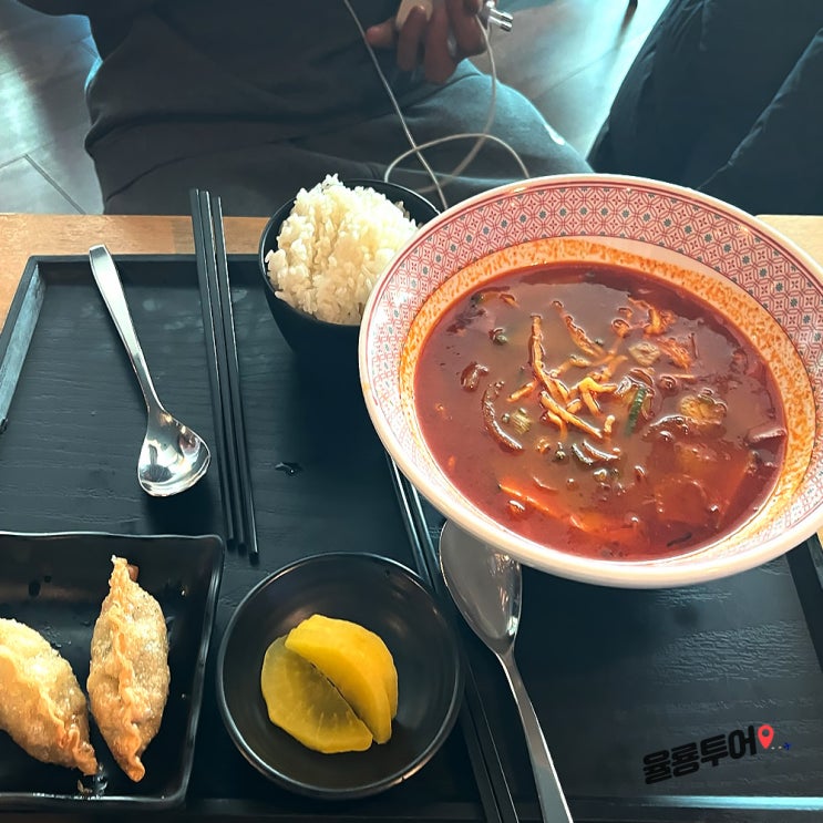 인천공항 제2여객터미널 식당 푸드코트 아워홈 싱카이짬뽕밥 생맥주 네이버 블로그