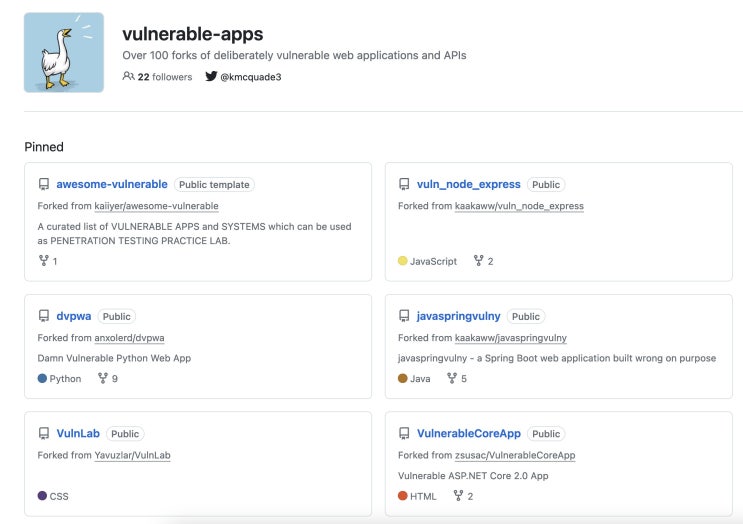 모의해킹 공부를 하면서 취약한 환경을 구성할 수 있는 모음 정보 : 네이버 블로그