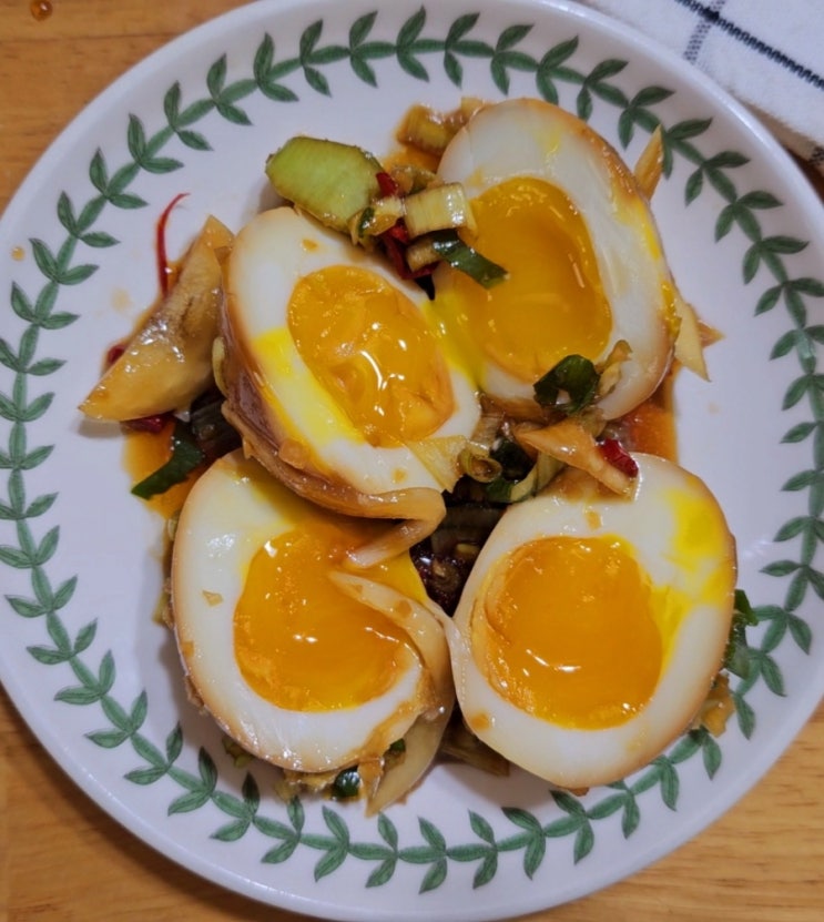 마약계란장 만들기 밥도둑 반숙계란요리 반숙계란장조림 레시피 삶은계란요리추천 네이버 블로그
