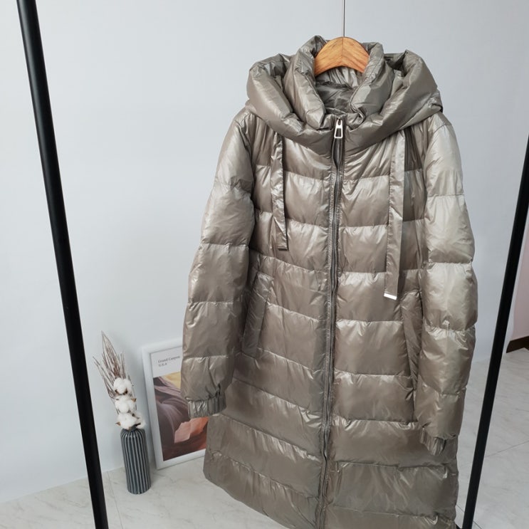 [지니나인/공구마켓] 가벼운 오리털 덕다운 여자 롱패딩 A라인 : 네이버 블로그