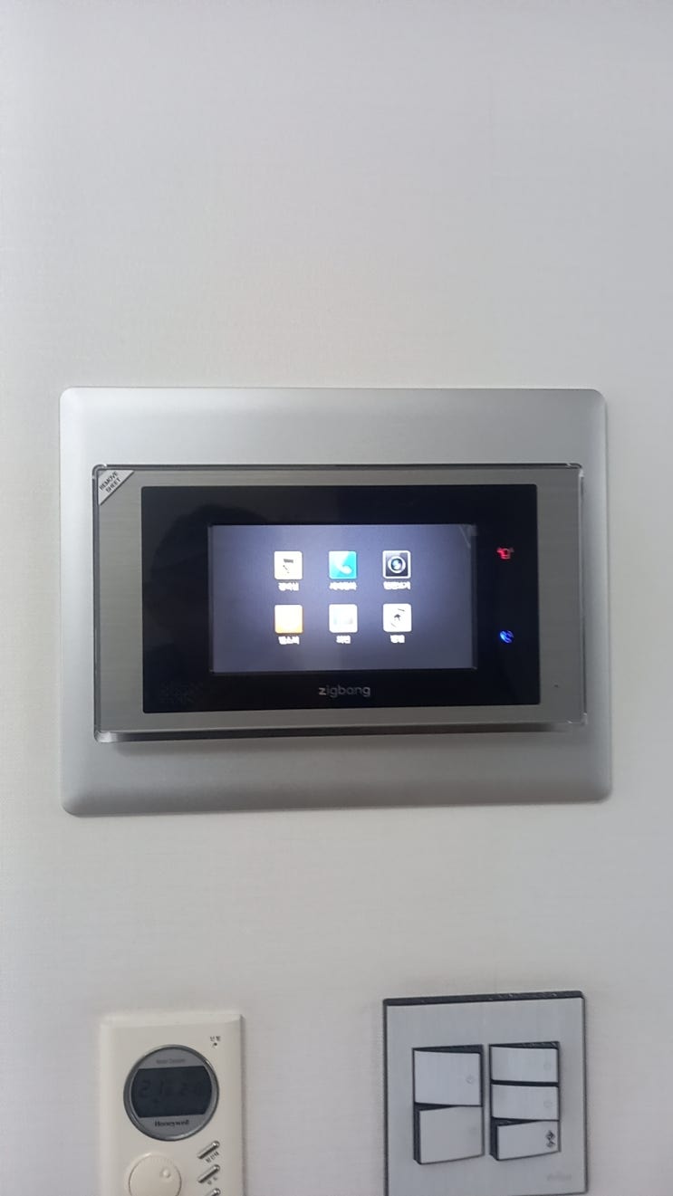 인천 간석래미안자이 비디오폰 삼성 직방비디오폰 sht-3527XA 설치후기 : 네이버 블로그