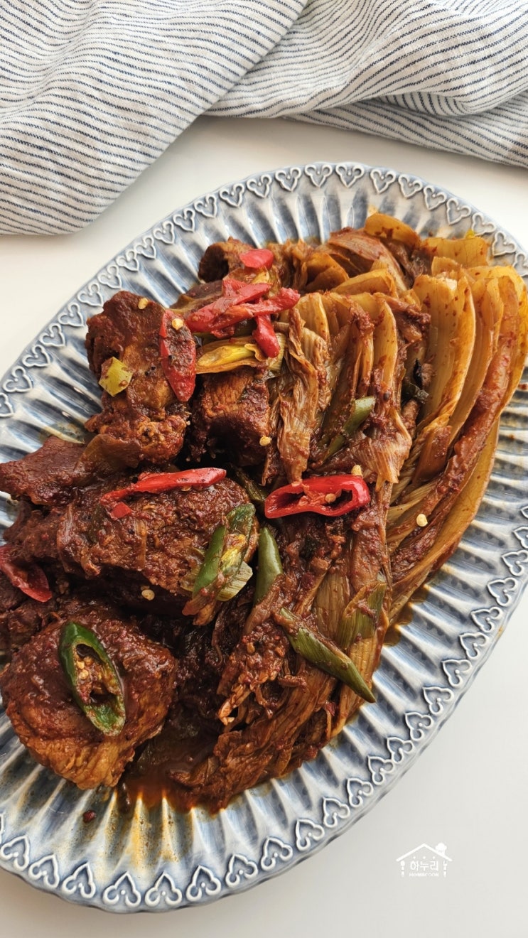 돼지고기 김치찜 레시피 앞다리살 묵은지찜 만드는 법 묵은지 요리 네이버 블로그