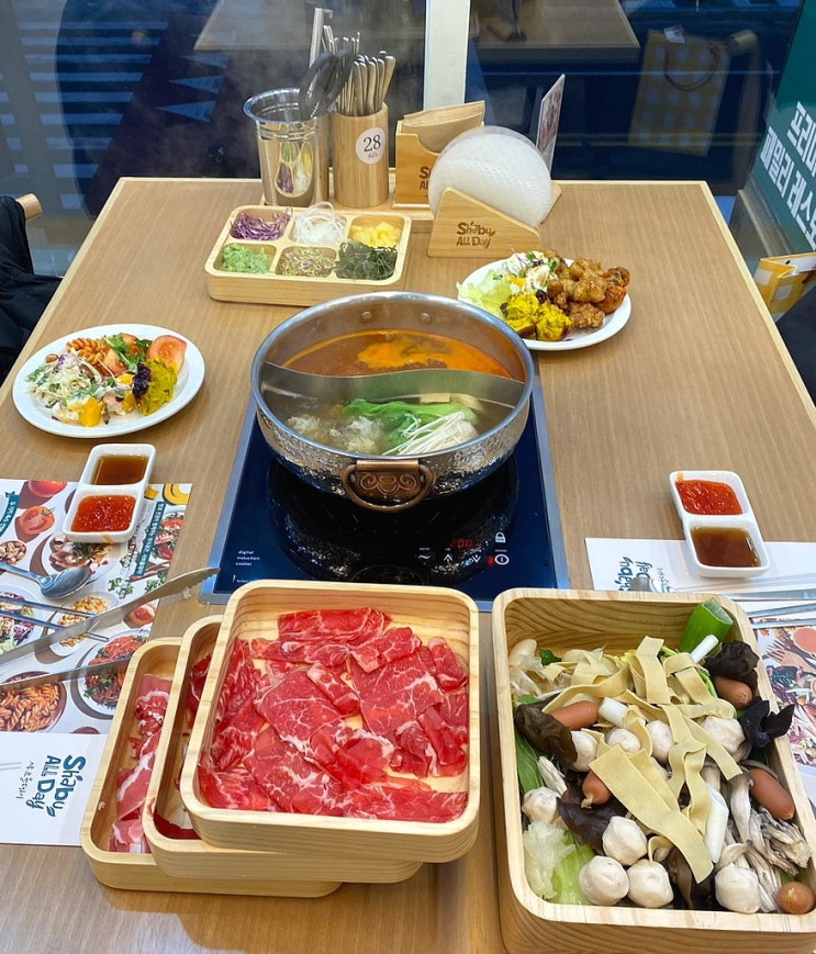 구월동 맛집 추천 구월동 샤브샤브 무한리필 샤브올데이 방문 후기 네이버 블로그