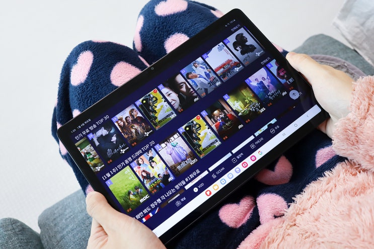 SK브로드밴드 B tv air! 갤럭시 탭A9+로 즐기는 나만의 IPTV : 네이버 블로그
