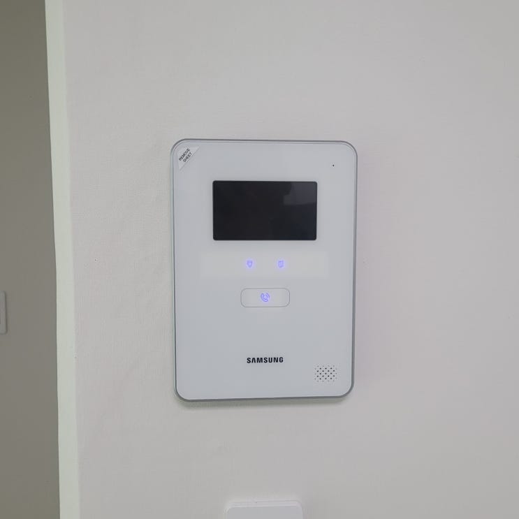 의정부 호원동 신도7차아파트 삼성 비디오폰 SHT-3625AMW 설치 : 네이버 블로그