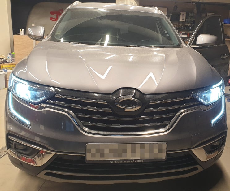 QM6 브라비오 인증 LED 램프 장착 : 네이버 블로그