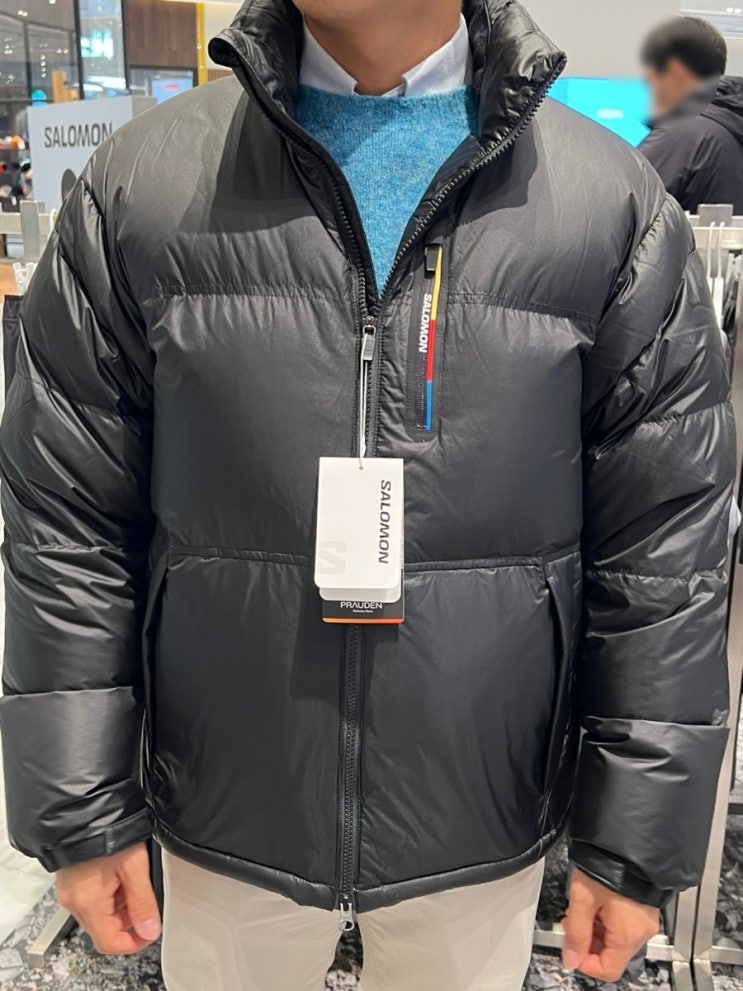 살로몬 컨투어 다운자켓 LC2345600 블랙M사이즈 신세계 센텀시티 구매후기 : 네이버 블로그
