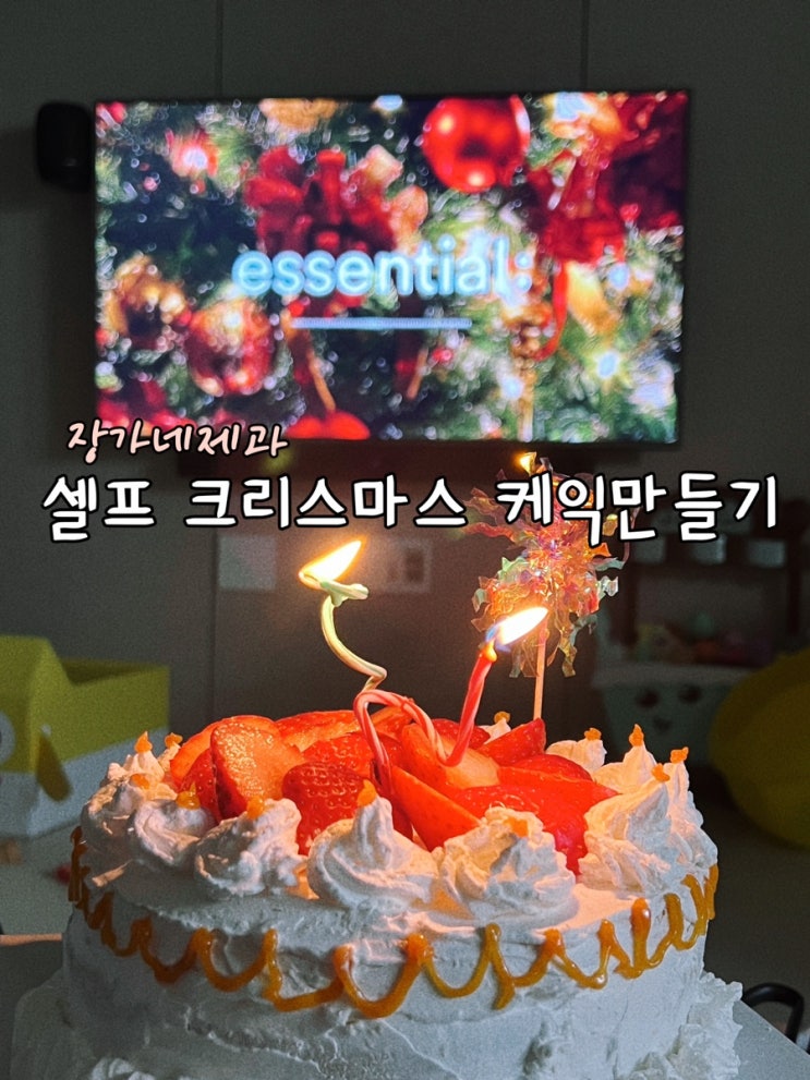 장가네제과 셀프 크리스마스 케익만들기 네이버 블로그