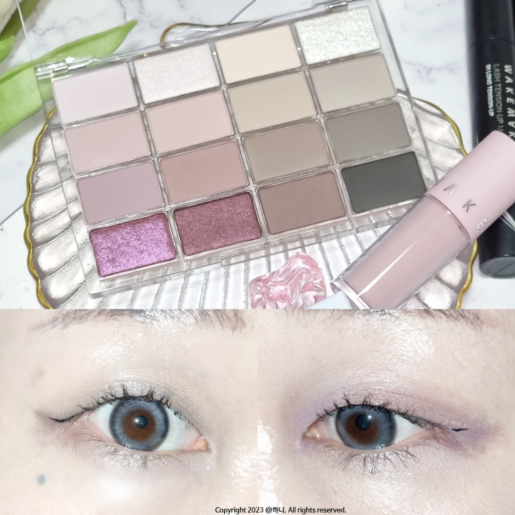 웨이크메이크 소프트 블러링 아이팔레트 본 다크 블러링 겨울쿨톤 섀도우 팔레트 체크 네이버 블로그