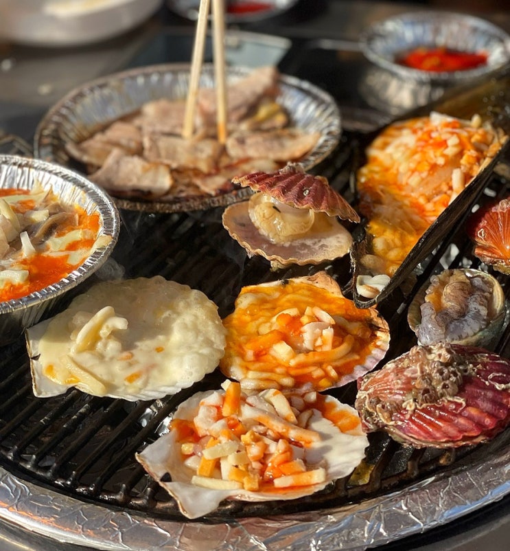 충남보령 삼선조개카페 애견 동반이 가능한 대천해수욕장 조개구이 무한리필 맛집 네이버 블로그