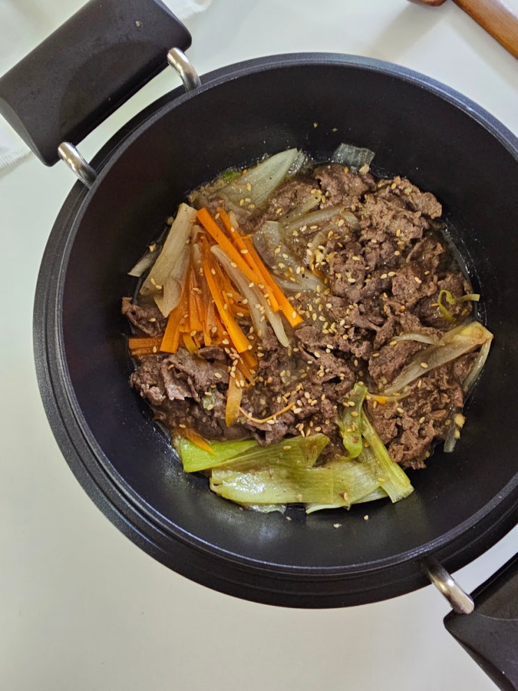 뚝배기 소불고기 만드는법 불고기 뚝배기 간단한 소불고기 양념장 레시피 국물 불고기 요리 네이버 블로그