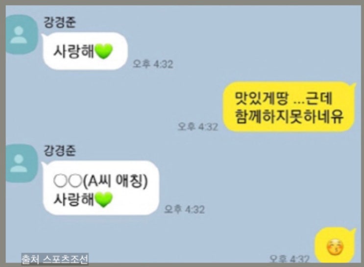 강경준 불륜 의혹 유부녀 텔레그램 대화 내용 분양대행업체 네이버 블로그