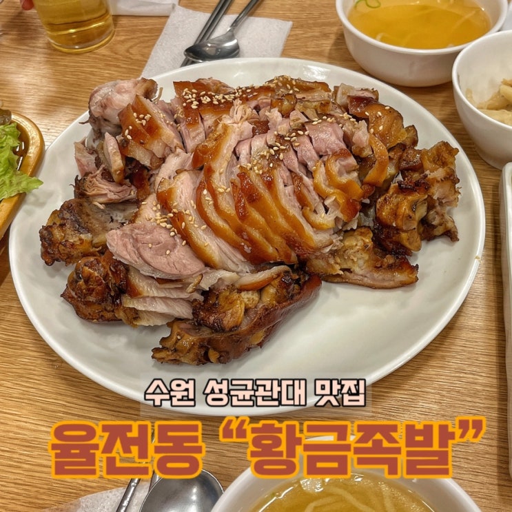 [수원 성균관대] 율전동 족발 맛집 “황금족발” : 네이버 블로그