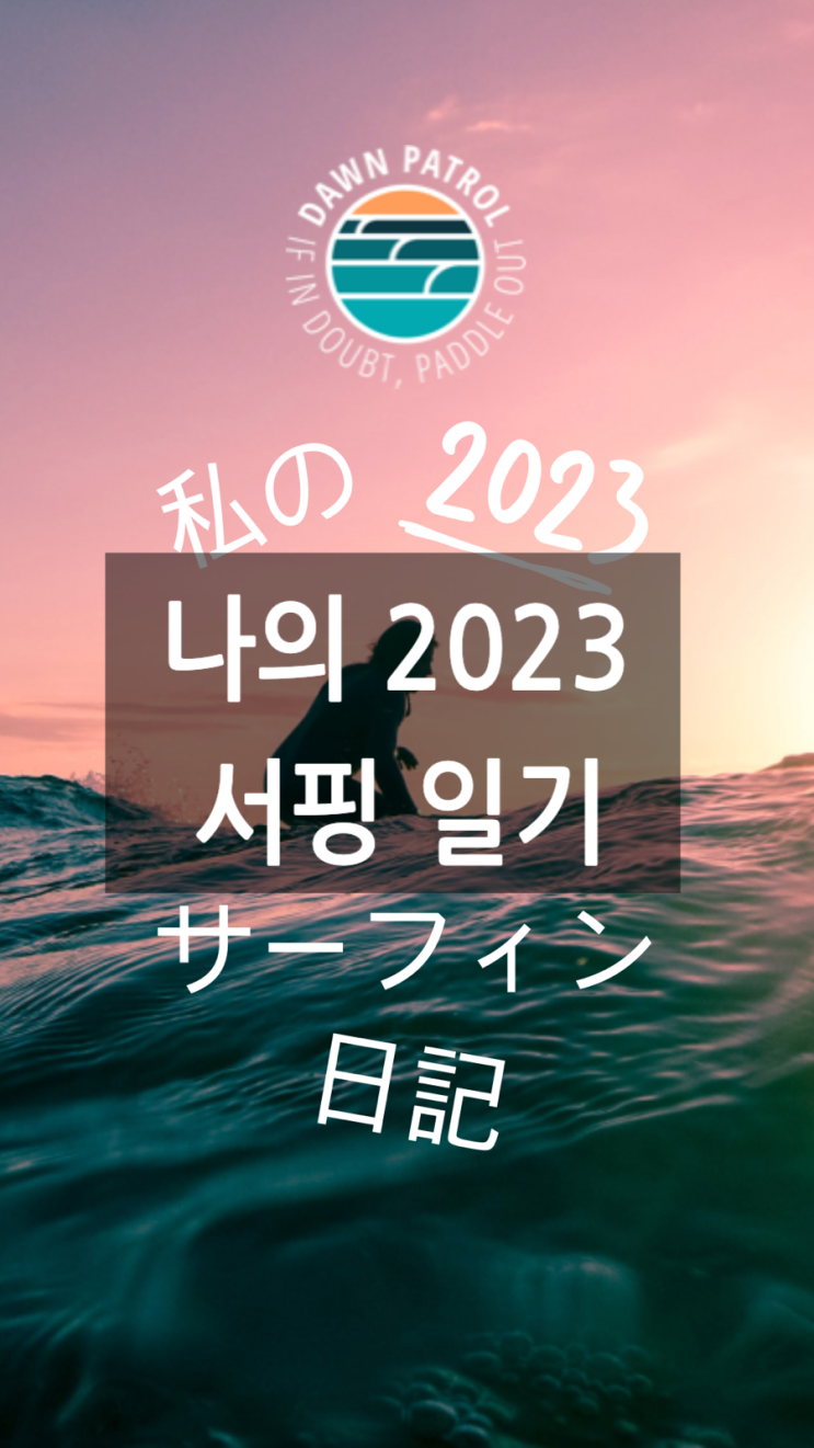 2023 서핑 결산 : 네이버 블로그