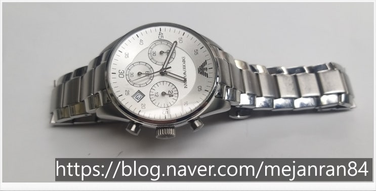 알마니AR5869 알마니시계수리 부천 옥길동에시계수리점 알마니시계전체폴리싱 알마니버클교환 : 네이버 블로그