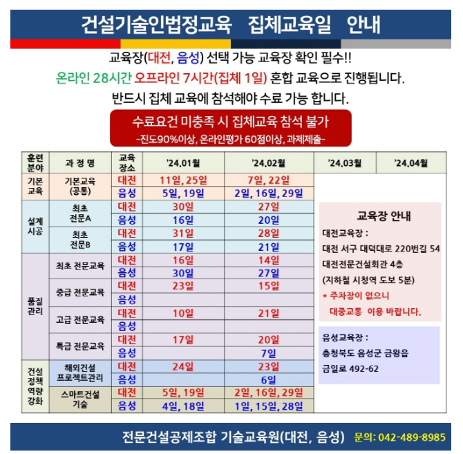 한국건설기술인협회 승급교육 네이버 블로그